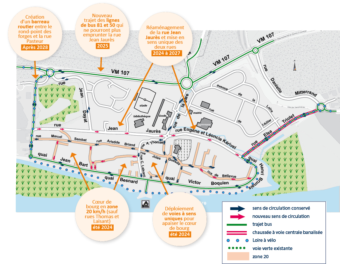 Un nouveau plan de circulation pour Basse-Indre - Indre44